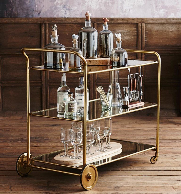PARTY ON WHEELS: 12 Favorite Bar Carts & Trolleys - DPAGES - a design ...
